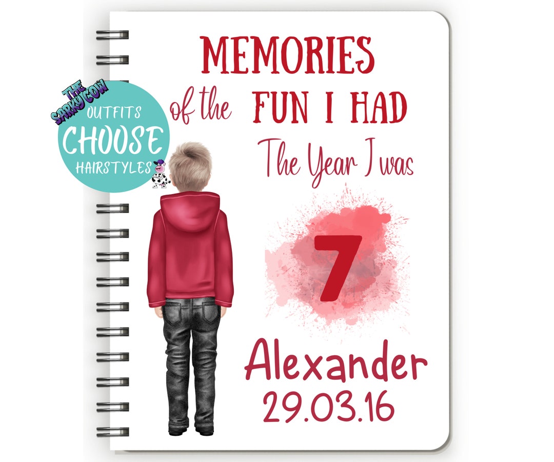 7th Birthday Gift, 7th Birthday Boy, 7 Year Old Boy Gift, Personalised ...