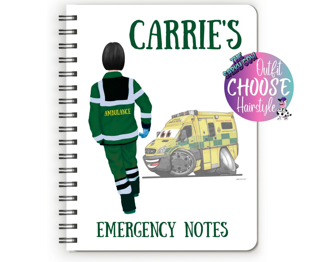 Paramedic Gifts, Paramedic Student Notes, Paramedic Notebook, Paramedic ...