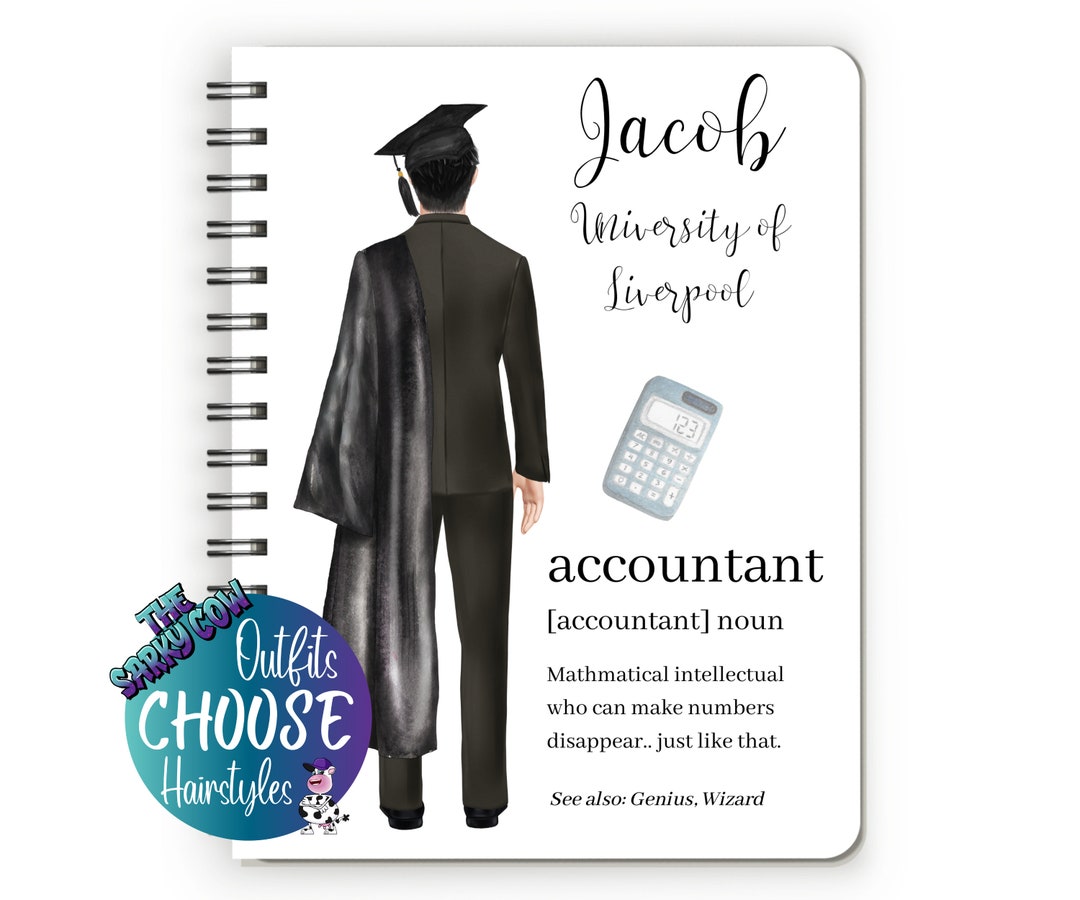 Account Graduation Gift for Him, Personalised Accounts Gifts ...