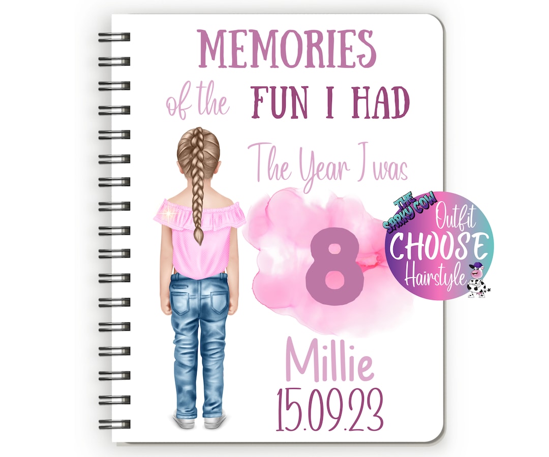 8th Birthday Gift for Girl, 8th Birthday Girl Gift, Personalised ...