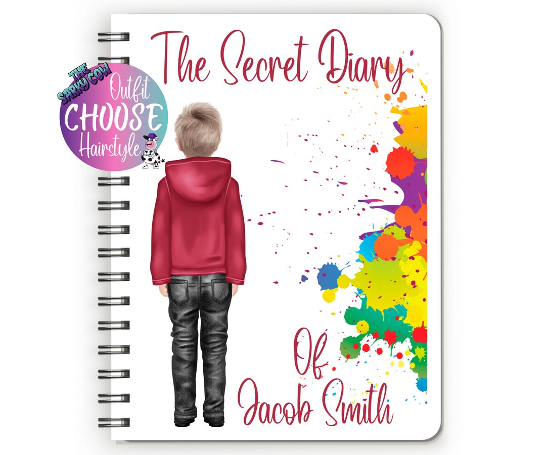 Personalised Gifts for Boys Stationery Set, Kids Planner, Personalised ...