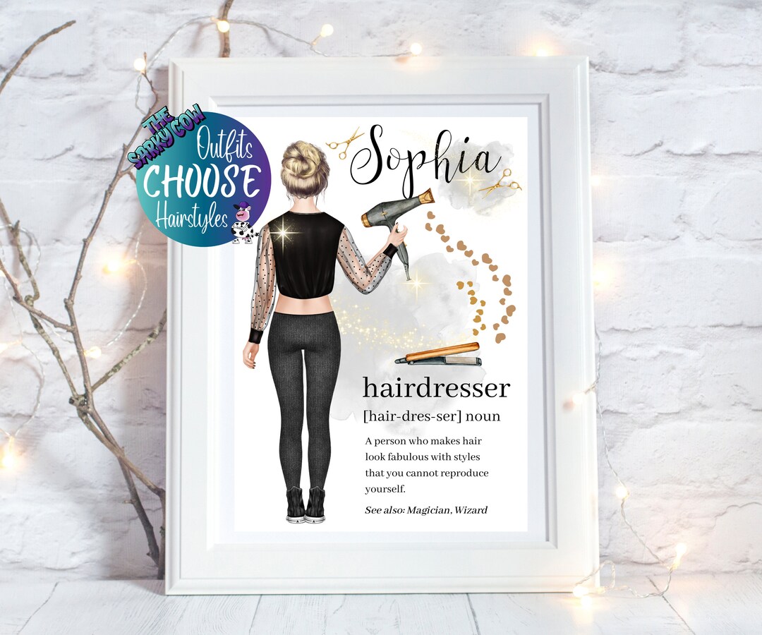 Personalised Gift for Hairdresser Gift, Hairdressing Gifts, Hairdresser ...