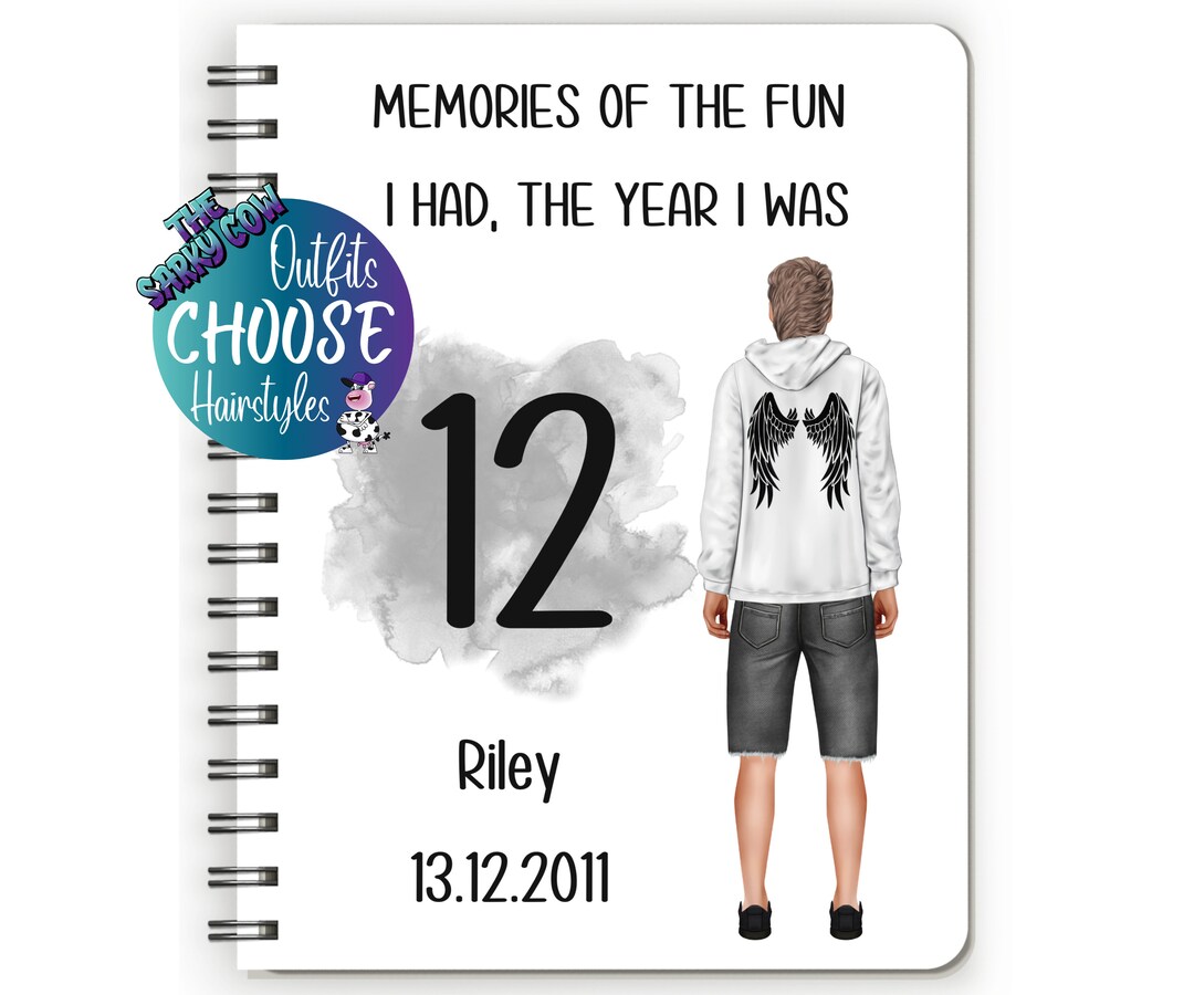Personalised 12th Birthday Gift Boys, Gift for 12 Year Old Boy ...