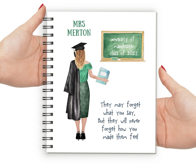 Personalised Teacher Graduation Gift for Her Teacher | Etsy UK