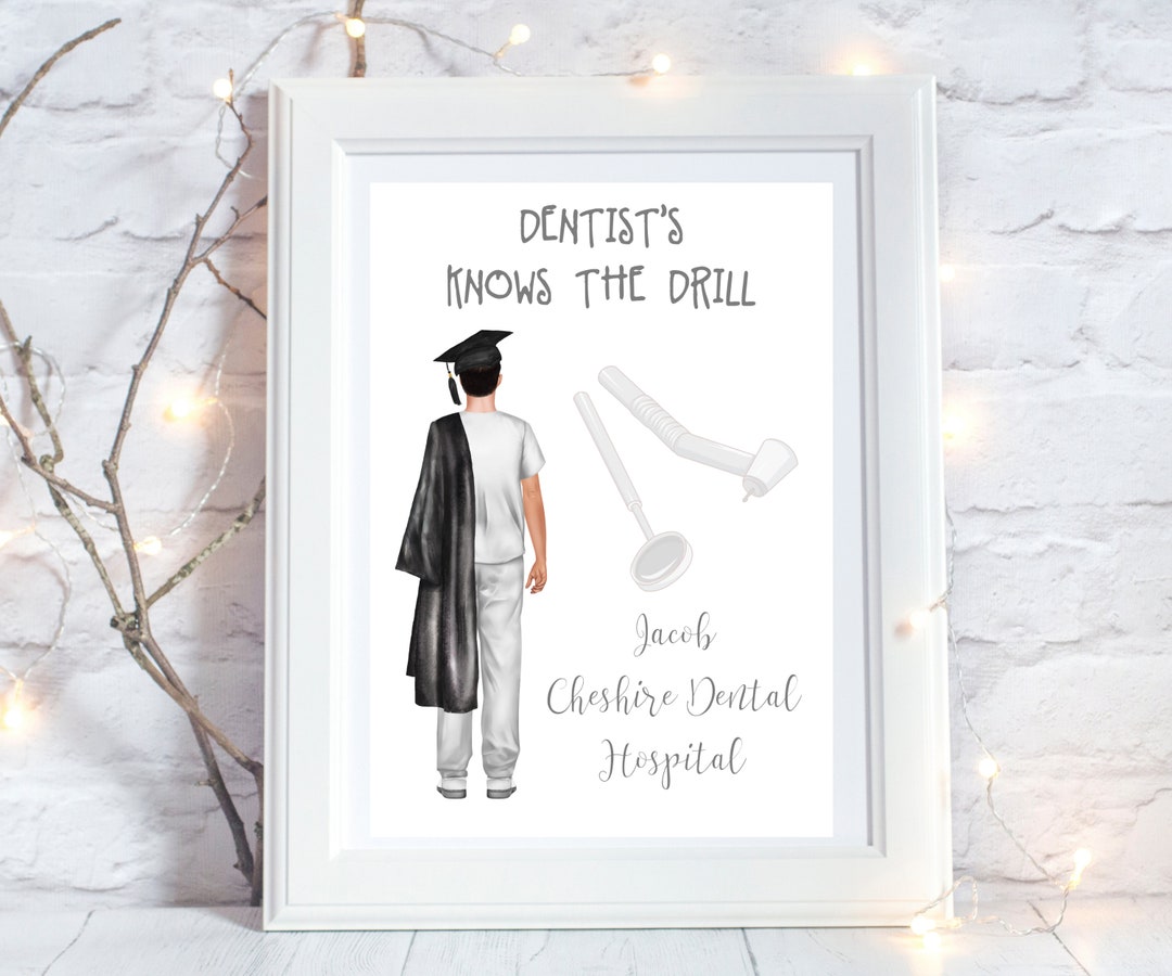 Personalised Dentist Graduation Gift, Graduation Gifts for Dentist ...
