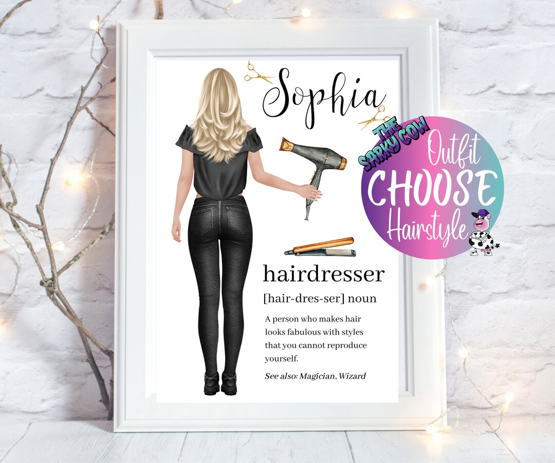 Personalised Gift for Hairdresser Gift, Hairdressing Gifts, Hairdresser ...