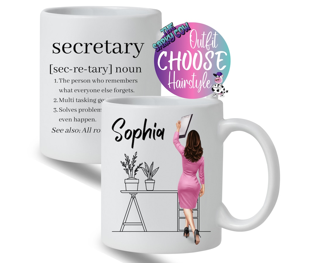 Secretary Gifts, Secretary Mug, Secretarial Gift for Secretary, Office ...