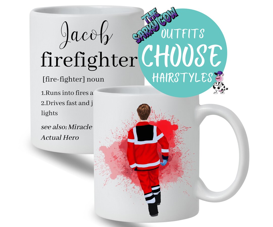 Fireman Gifts, Fireman Mug, Firefighter Mug, Gift for Firefighter Gifts ...