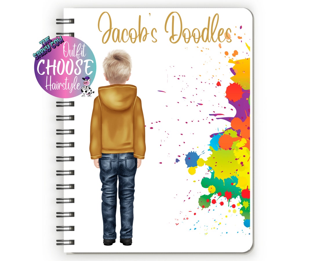 Personalised Gifts for Boys Stationery Set, Kids Planner, Personalised ...