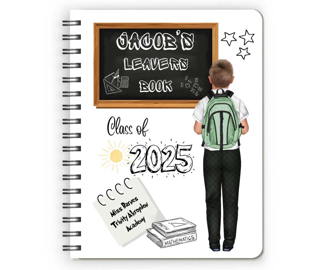 School Leavers Book, Personalised Leavers Book 2021, Year 6 Leavers ...