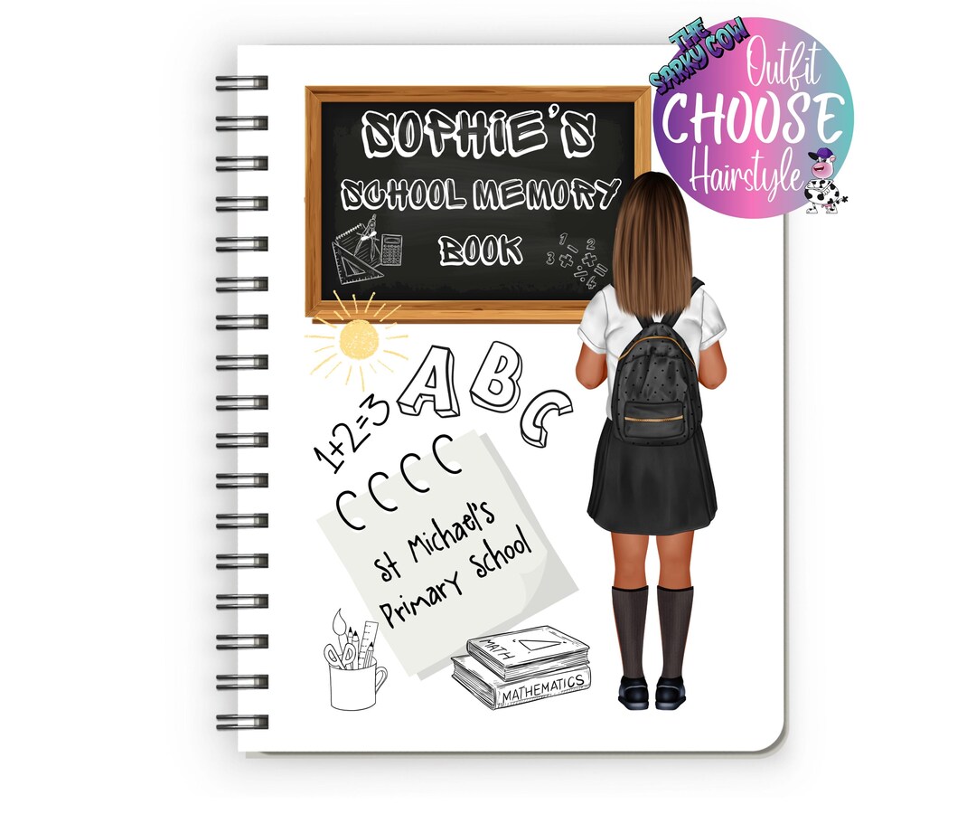 School Memory Book, School Memories, School Journey Book School Journal ...