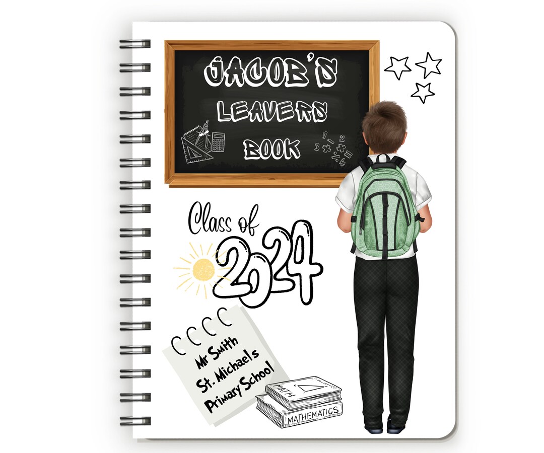 School Leavers Book, Personalised Leavers Book 2021, Year 6 Leavers ...