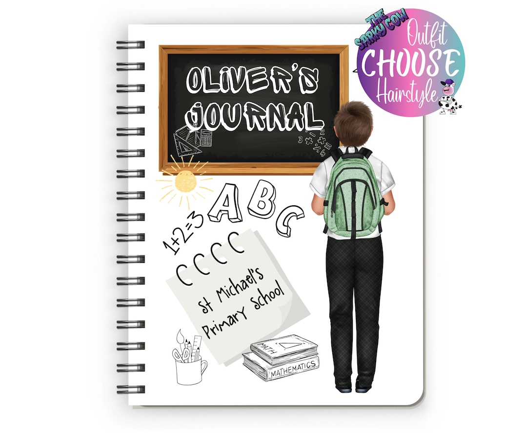 School Journal, My School Memories, School Journey Book, My School Year ...