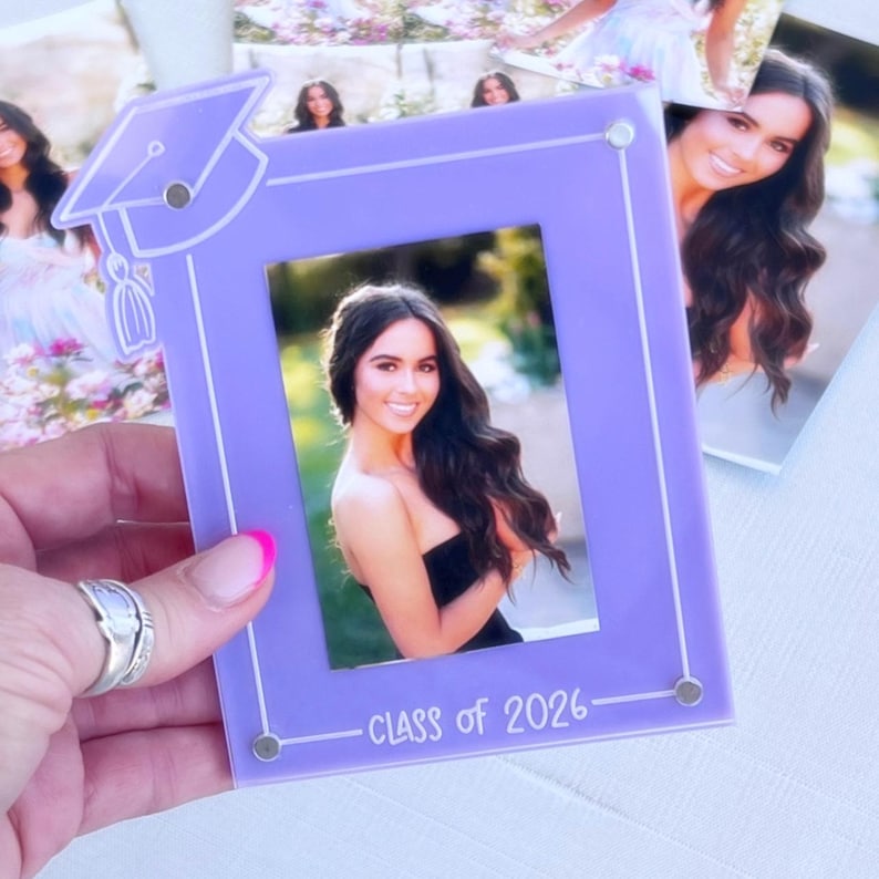 Class of 2026 Magnetic Frame SVG, Graduation Digital File, Laser Cut ...