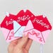 Personalized Valentine Tags for Kids, Envelope Valentine Classroom Tags ...