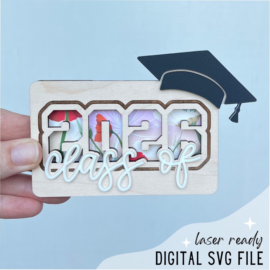 SVG Class of 2026 Gift Card Holder | Graduation File | Senior 2026 SVG ...