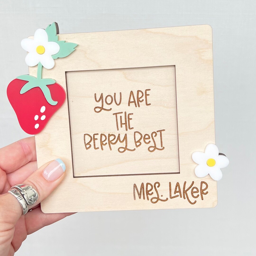 Teacher Appreciation Gift Teacher Gift Sticky Note Holder Personalized ...