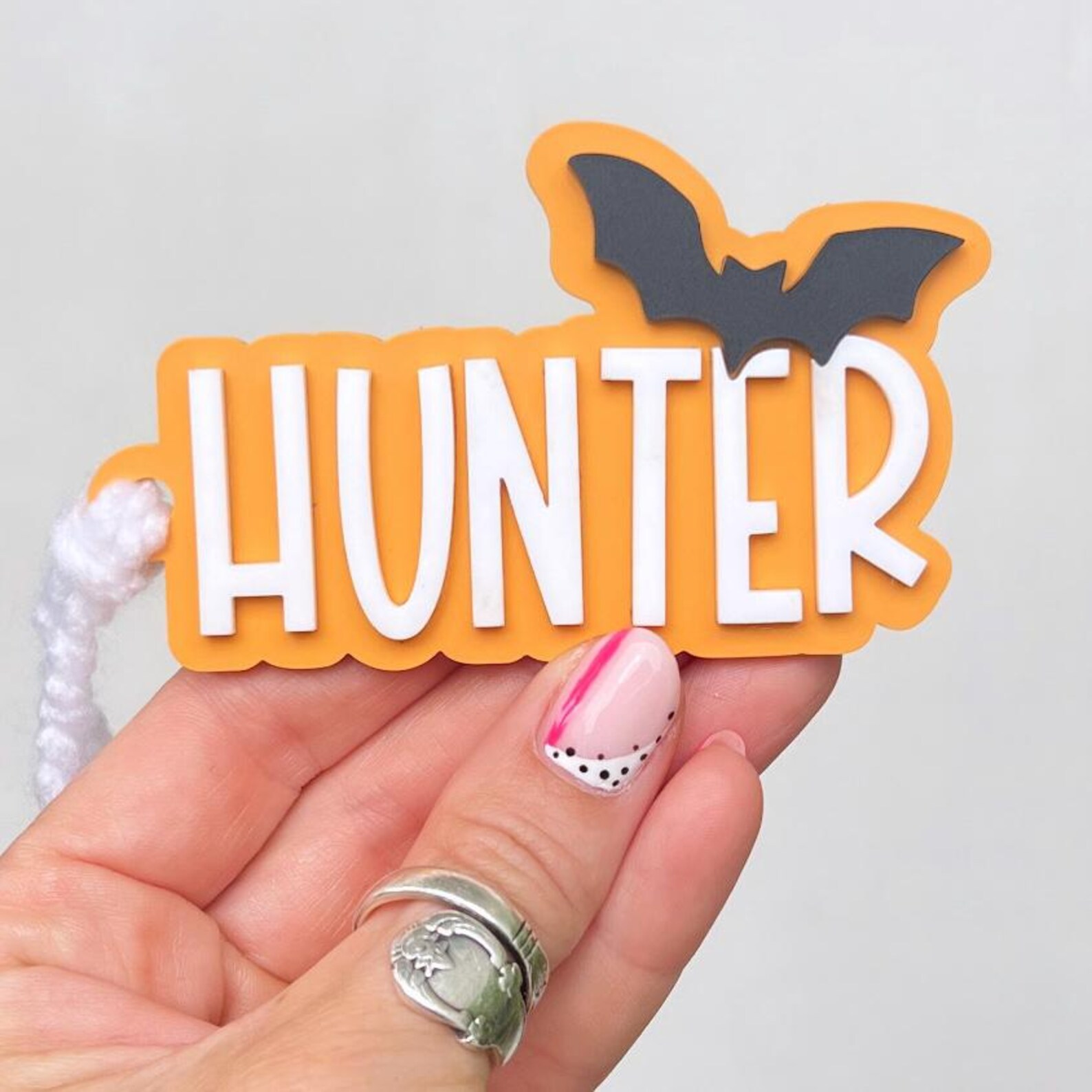 Personalized Halloween Basket Name Tag, Boo Basket Tag, Kids Halloween ...