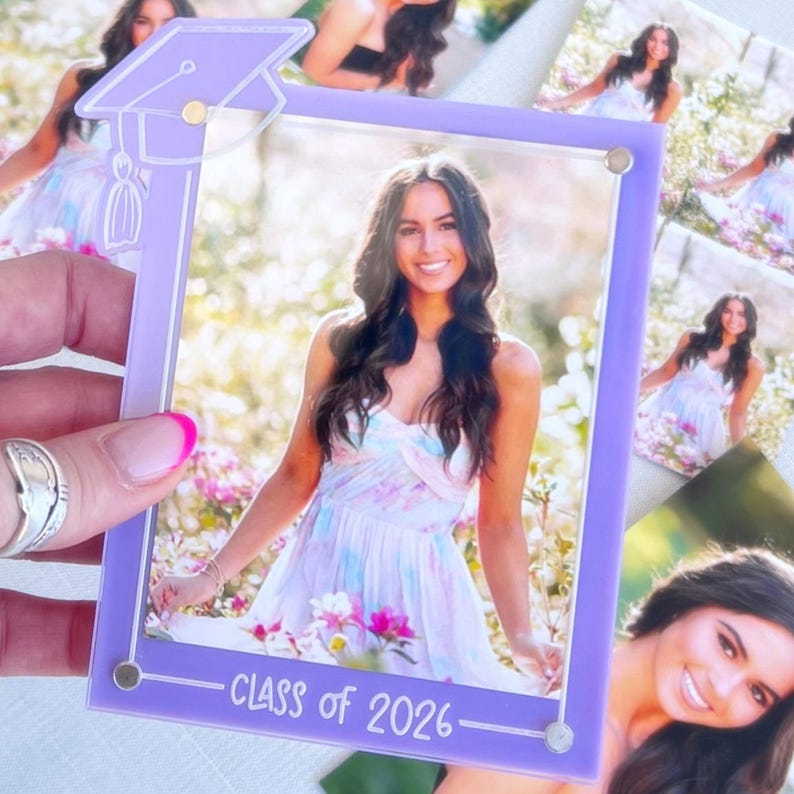 Class of 2026 Magnetic Frame SVG, Graduation Digital File, Laser Cut ...