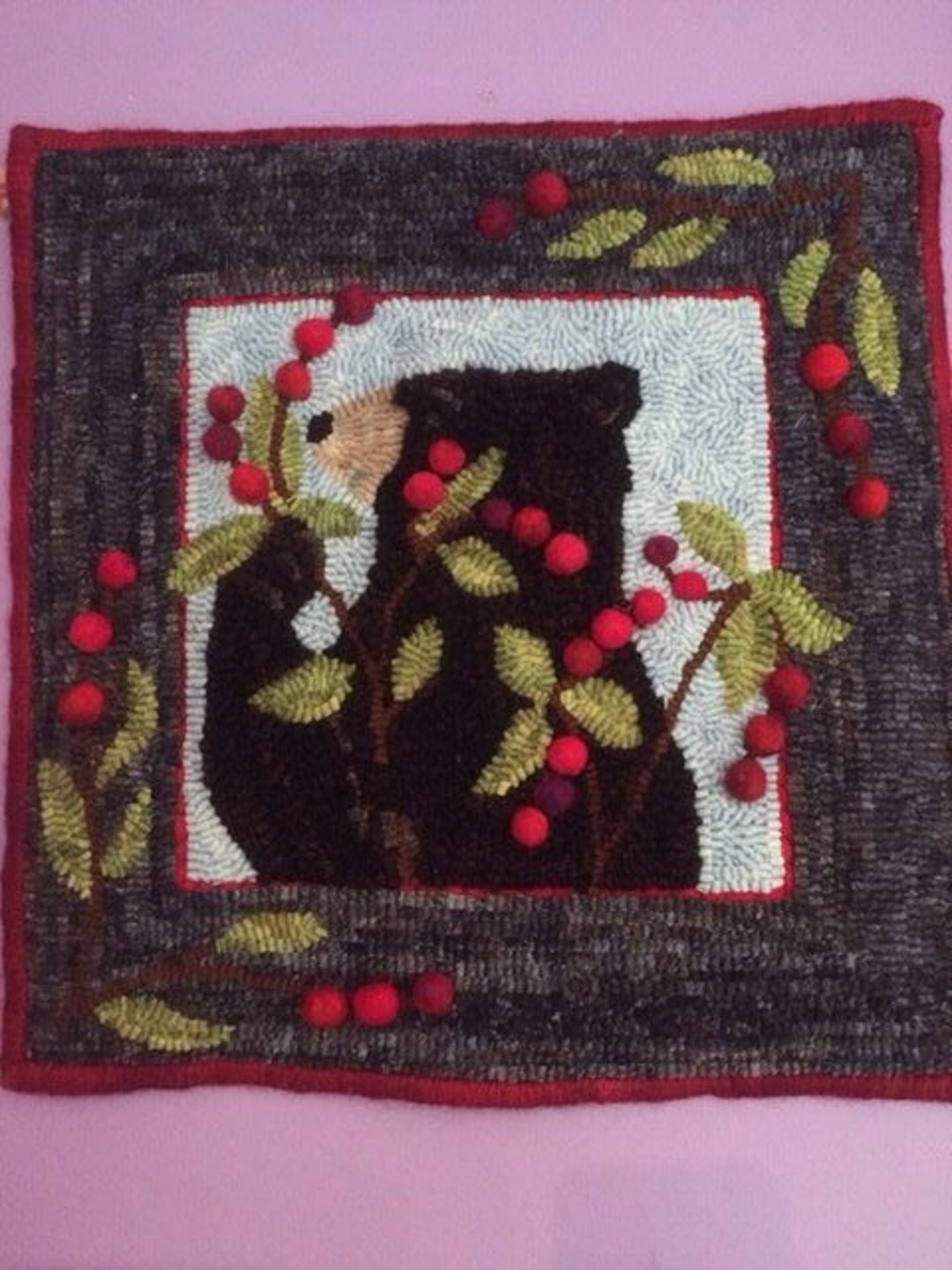 Hungry Bear Rug Hooking Pattern - Etsy