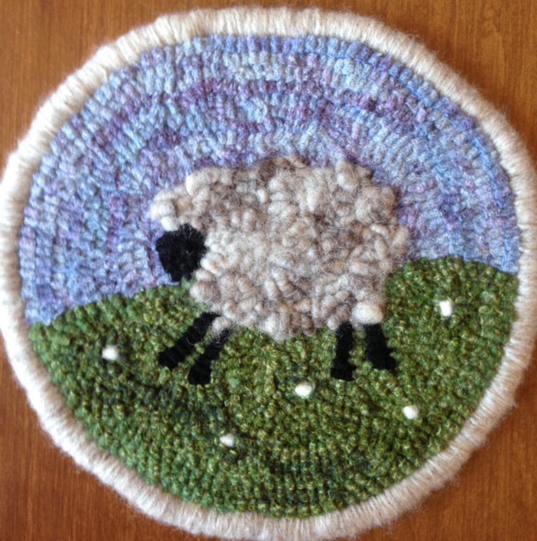 Fluffy Sheep Rug Hooking Kit - Etsy