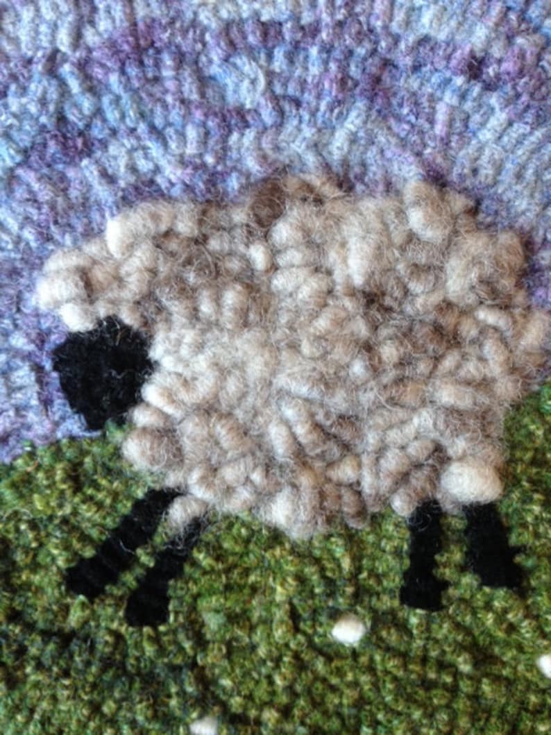 Fluffy Sheep Rug Hooking Kit - Etsy