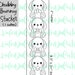 Chubby Bunny Stacker Cookie Cutter - Etsy