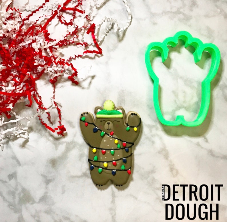 Bear in Lights VIP Cookie Cutter - Etsy