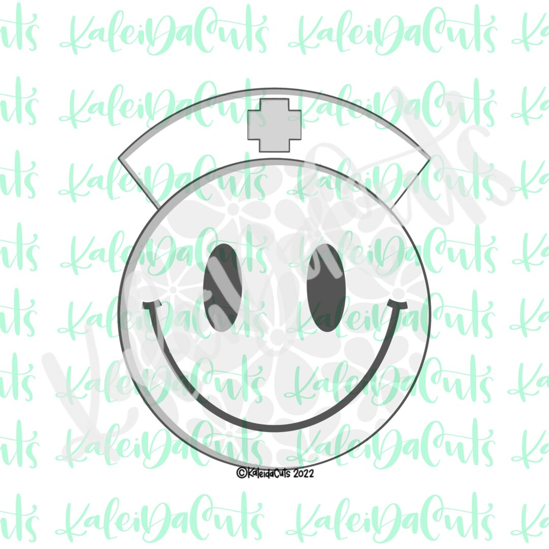 Nurse Smiley Face Cookie Cutter - Etsy