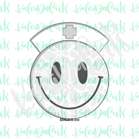 Nurse Smiley Face Cookie Cutter - Etsy