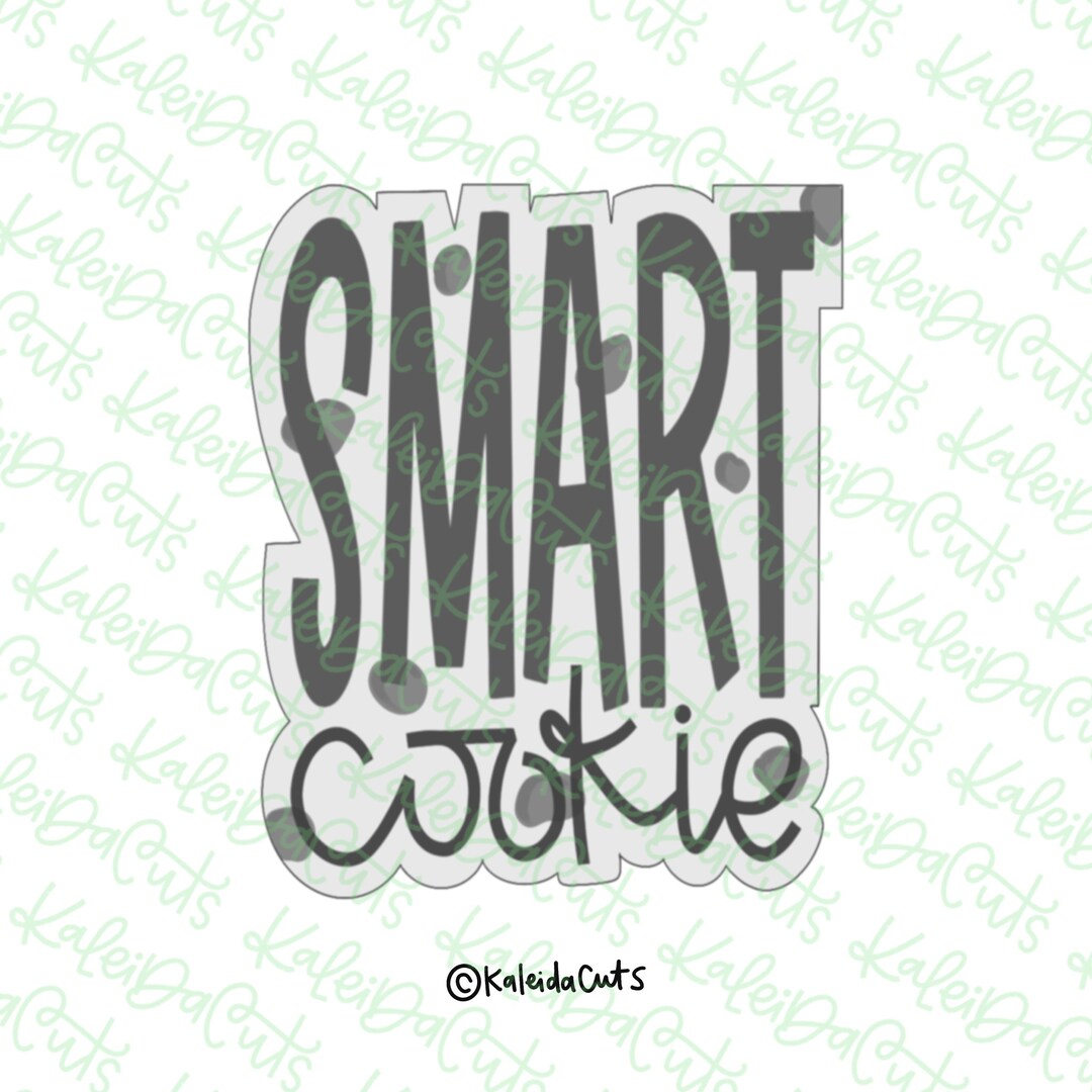 Smart Cookie Lettering Cookie Cutter - Etsy