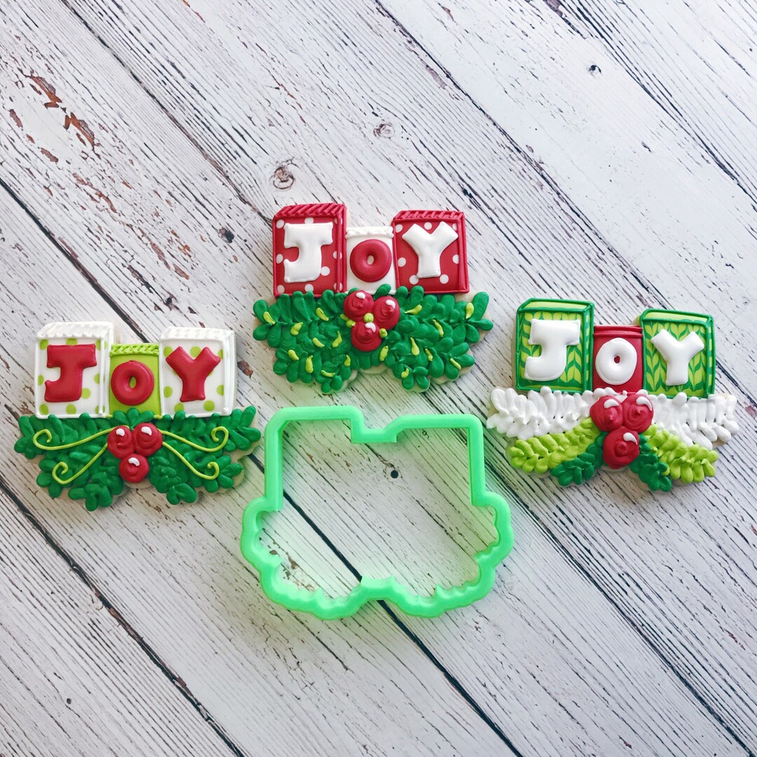 Joy Blocks Cookie Cutter - Etsy