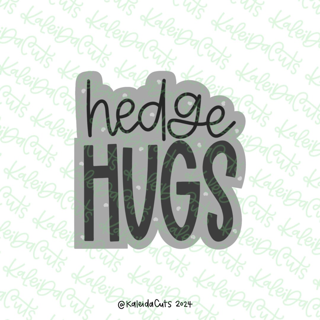 Hedge Hugs Cookie Cutter - Etsy
