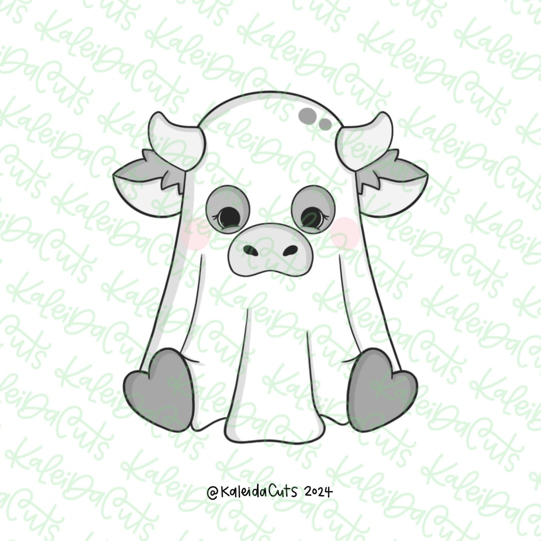 Highland Cow Ghost Cookie Cutter - Etsy