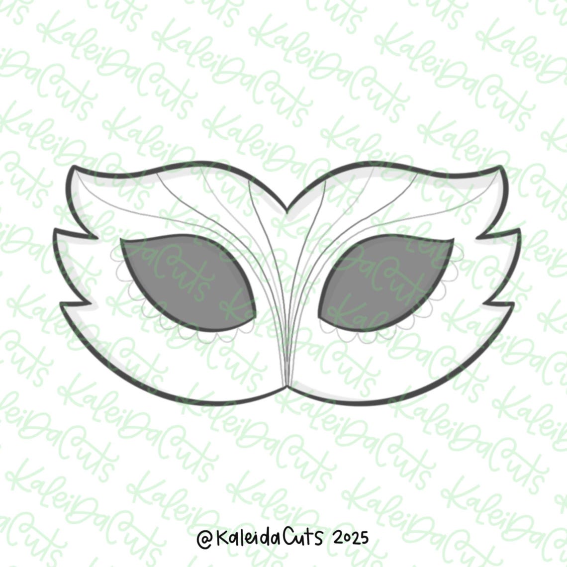 Mardi Gras Mask 2025 Cookie Cutter - Etsy