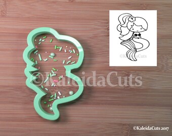 Mermaid Cookie Cutter and Fondant Cutter and Clay Cutter - Etsy