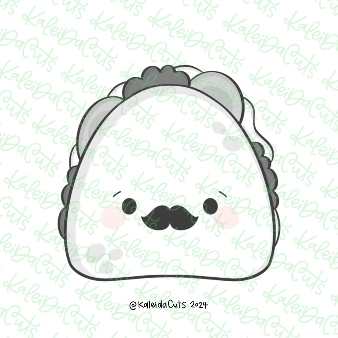 Chunky Taco Cookie Cutter - Etsy