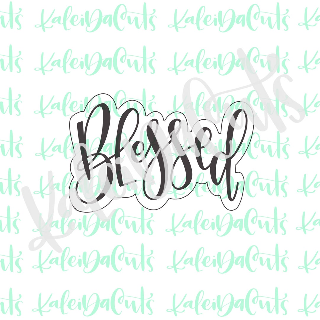 Blessed Cookie Cutter - Etsy
