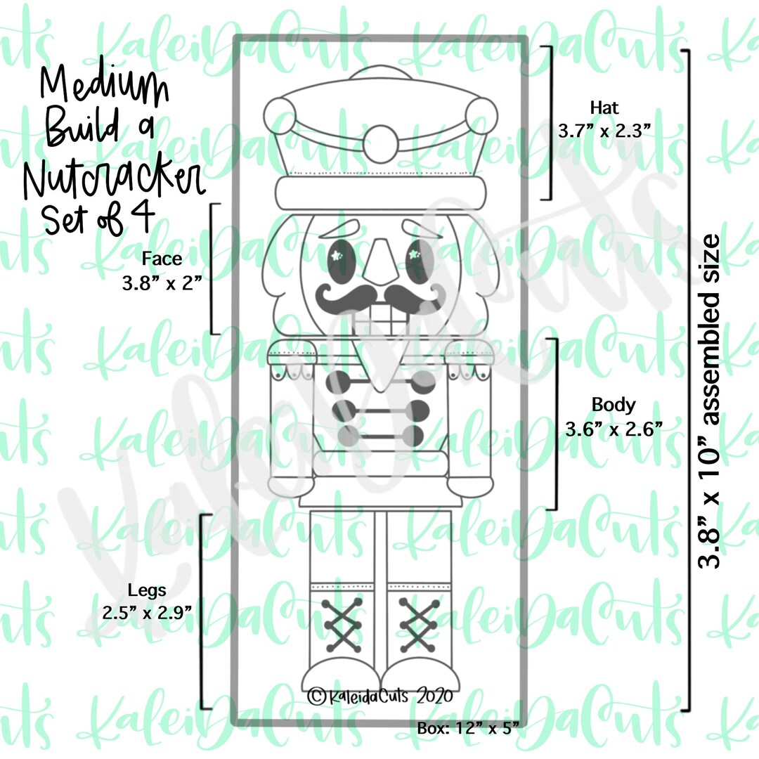 Build a Nutcracker Set - 4 Cookie Cutters - Etsy