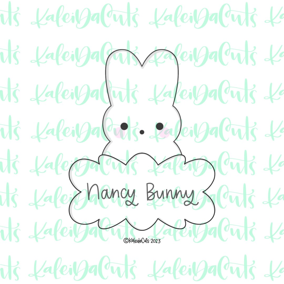 Nancy Marshmallow Bunny Cookie Cutter - Etsy