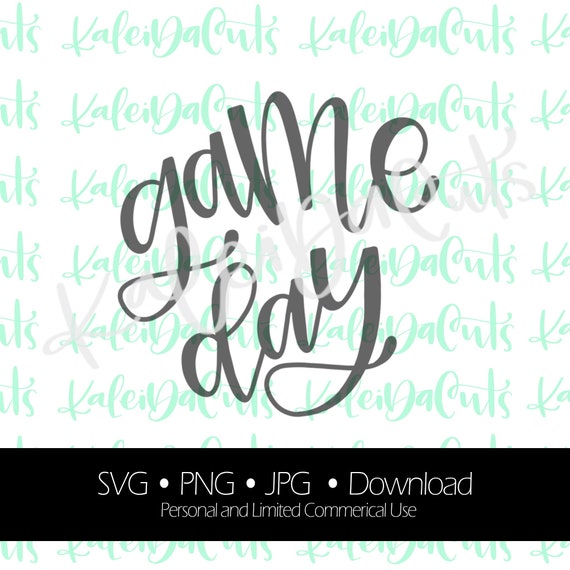 Game Day Lettering Digital Download. | Etsy