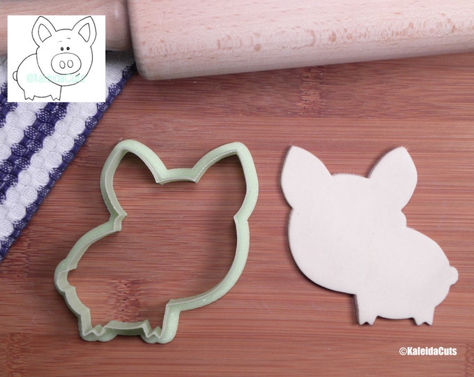 Pig Cookie and Fondant Cutter - Etsy