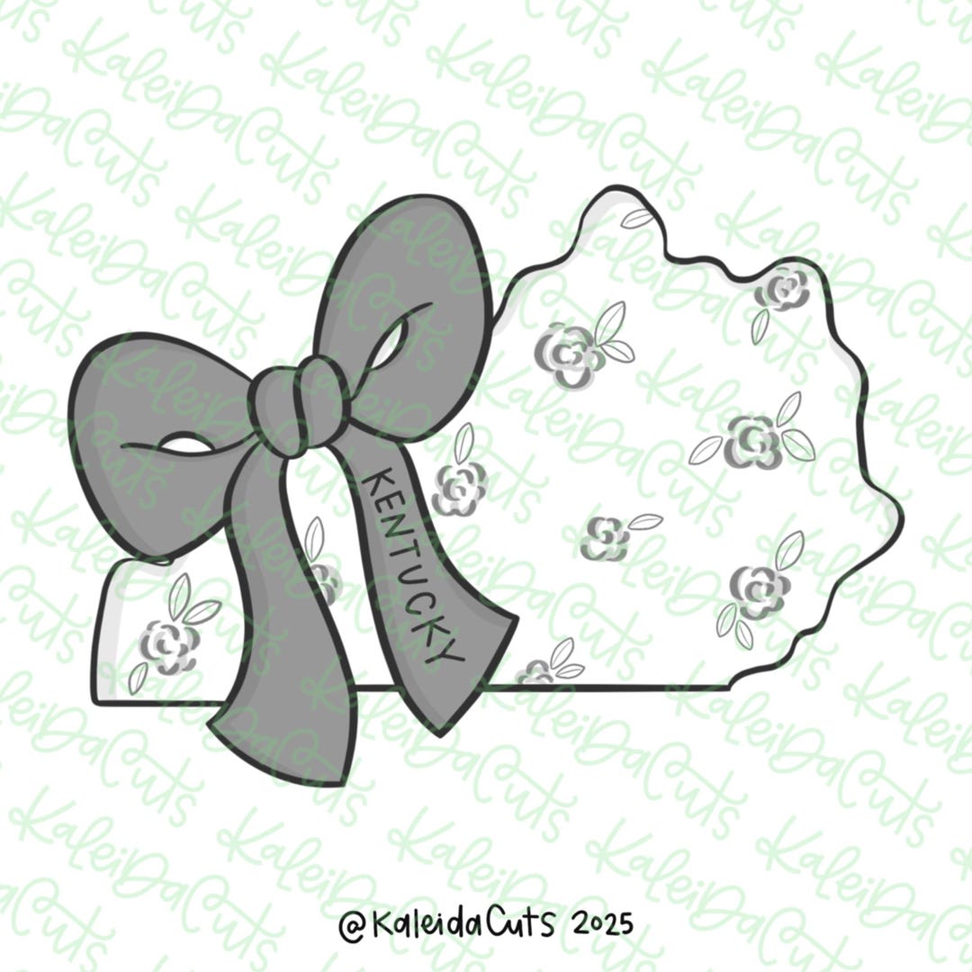 Kentucky Coquette Cookie Cutter - Etsy