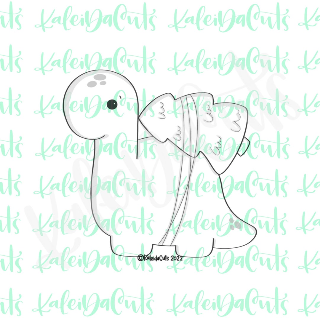 Brontosaurus Christmas Tree Cookie Cutter - Etsy