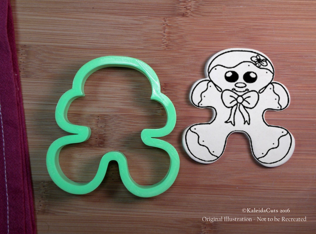 Whimsy Gingerbread Man Cookie Cutter - Etsy