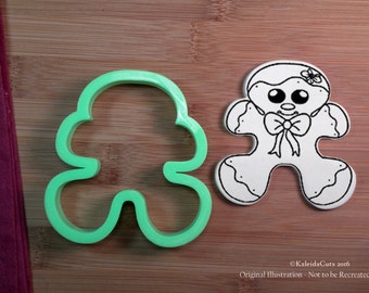 Multi-mini Gingerbread Man 2 Cookie Cutter and Fondant Cutter and Clay ...