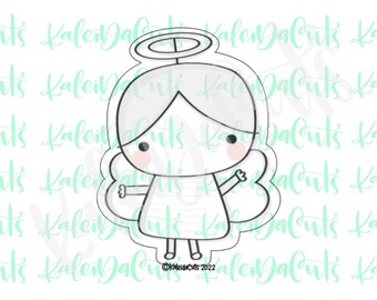 Christmas Angel Cookie Cutter - Etsy