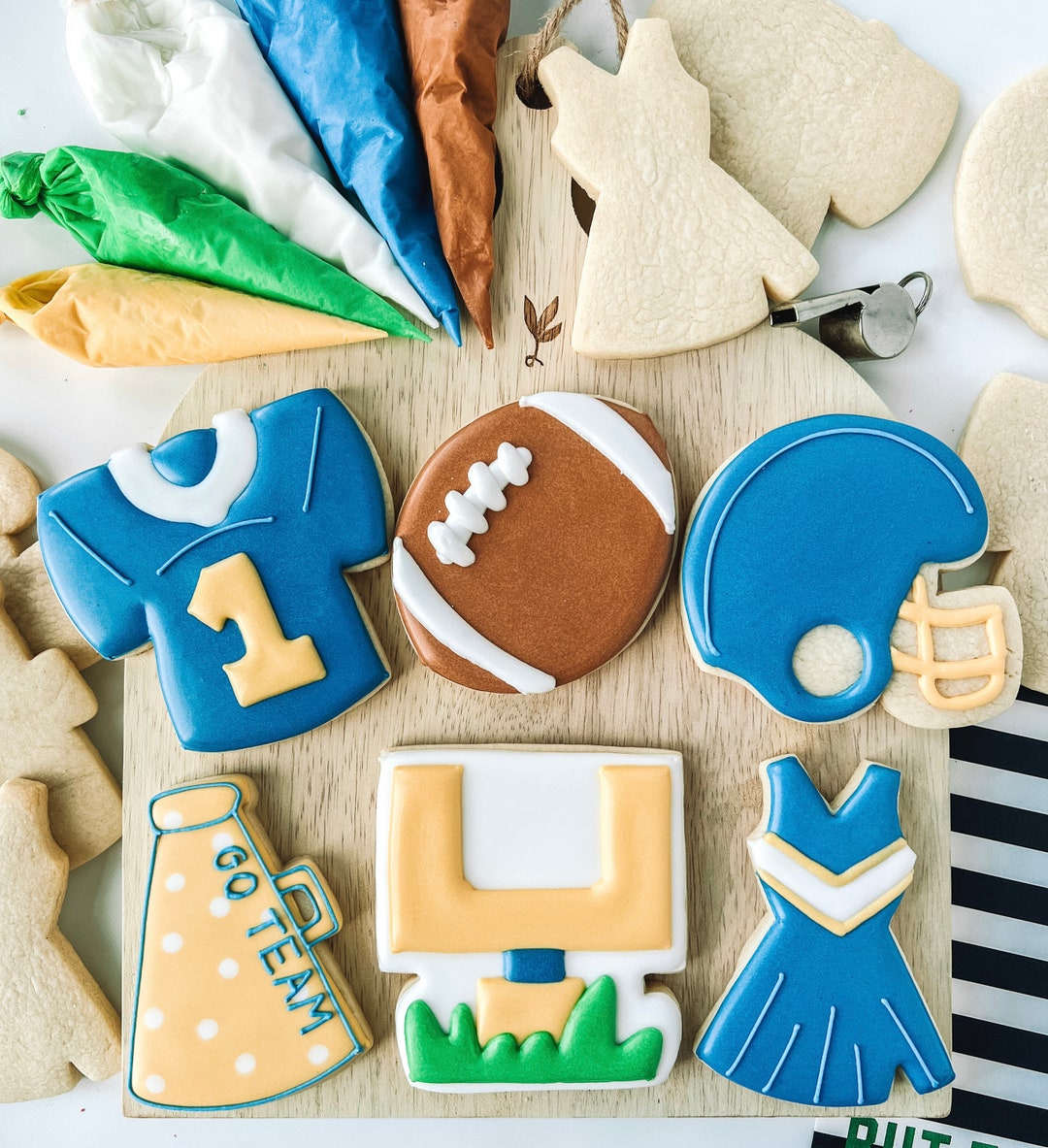 Summer's Sweet Shoppe (CC2C) Football Tailgate Class Set of 6 Cookie ...