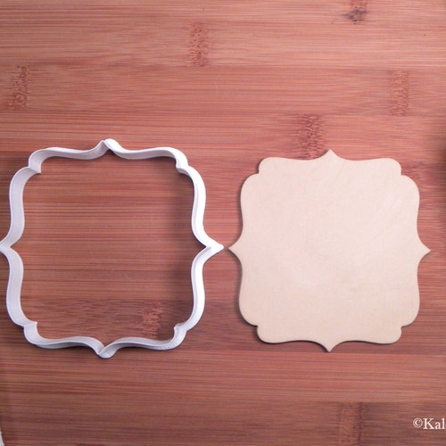 Square Plaque Cookie Cutter SHARP EDGES FAST Shipping - Etsy