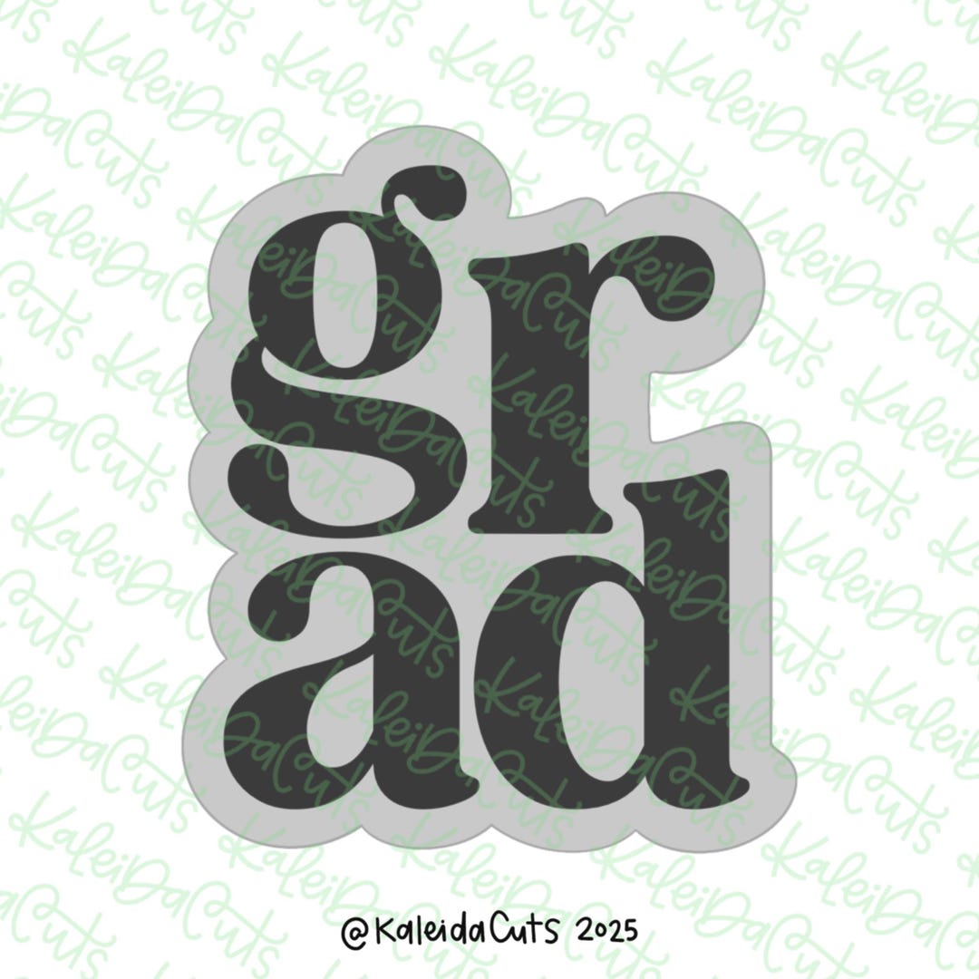 Grad Plaque 2025 Cookie Cutter - Etsy